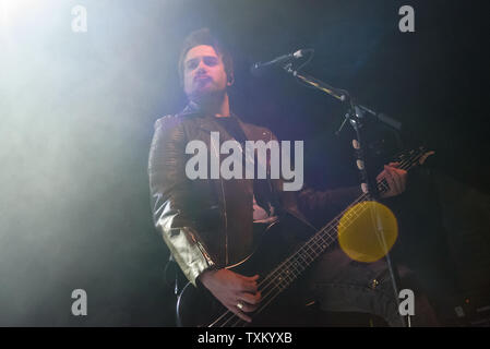 Jamie Mathias of Bullet for My Valentine performs on stage during ...