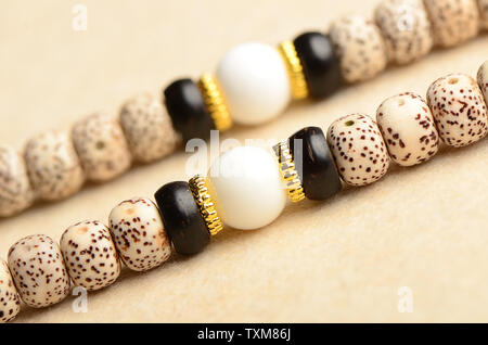 108 stars and moon Bodhi bracelet necklace Stock Photo - Alamy