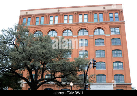 Dallas Book Depository which houses the Sixth Floor Museum from where ...