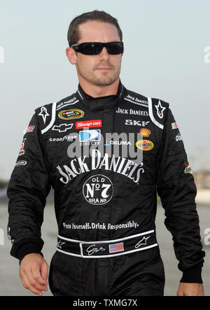 Casey Mears walks on pit road before the start of the Coca-Cola 600 ...