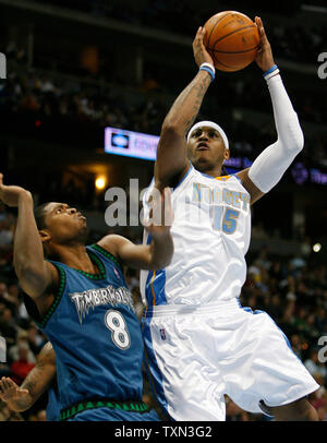 Minnesota Timberwolves forward Ryan Gomes (8) looks for a shot as he is ...