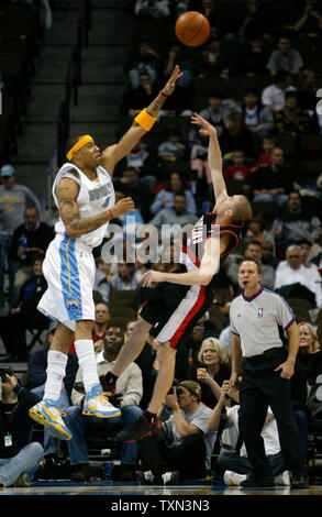 Portland Trail Blazers guard Blake Wesley poses for photos during the ...
