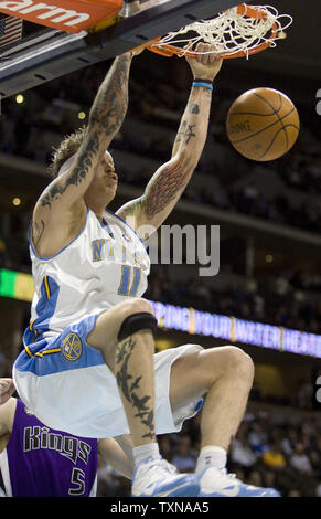 during the first half at the Pepsi Center in Denver on November 27 ...