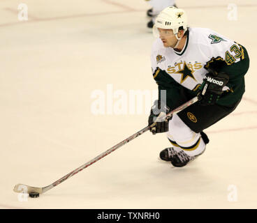 Dallas Stars defenseman Philippe Boucher (43) prior to the star of an ...