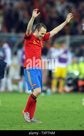 Iniesta The 2010 Fifa World Cup Final between Spain and the Netherlands ...