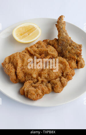 cotoletta alla milanese - Veal Milanese, Italian dish, a popular ...