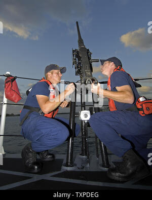 US Navy .50 Caliber Machine Gun Training Stock Photo - Alamy