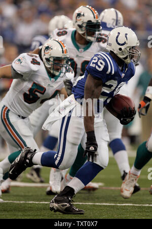 Indianapolis Colts running back Jason Huntley (36) in action during the ...