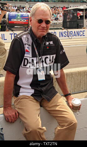 Talk show host David Letterman, center, and wife Regina Lasko attend ...