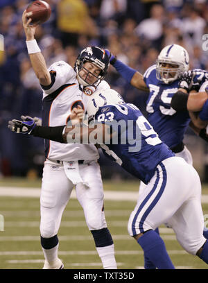 Indianapolis Colts defensive end Dwight Freeney (93) during an NFL ...
