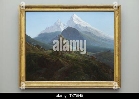 The Watzmann 1824/1825 by Caspar David Friedrich Stock Photo - Alamy