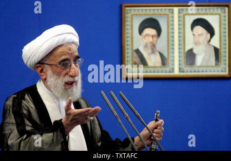 Iranian cleric Ahmad Janati, who chairs the powerful Guardians Council ...