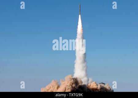 Iran's missile Sejil is launched by Iranian armed forces at an ...