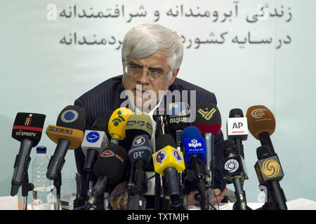 Reformist politician and former Iranian Vice President Mohammad Reza ...