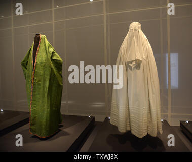 Jewish clothing from around the world are displayed in the exhibition ...