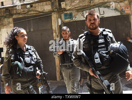 Two Jordanian Police officers that patrol the UNESCO site. Petra, is a ...