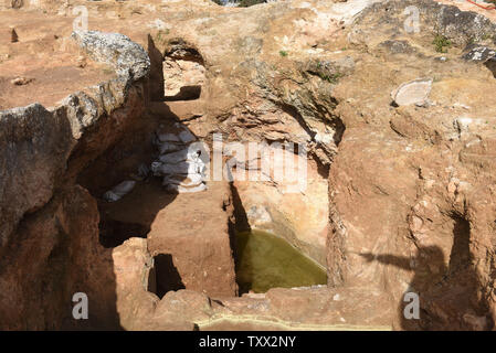 A Mikveh (Jewish ritual bath) from the Second Temple period, at the ...