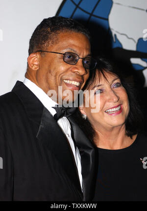 Herbie Hancock and his wife, Gigi Hancock, arrive for the formal Stock ...