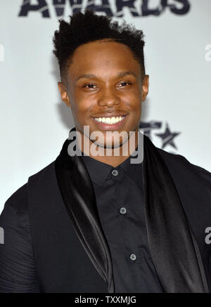 Avery Wilson arrives at the BET Awards at the Microsoft Theater on ...