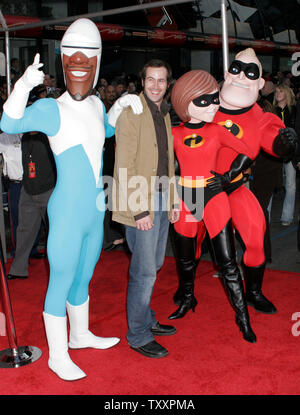 Actor Jason Lee, who is the voice of the character, 'Syndrome', poses ...