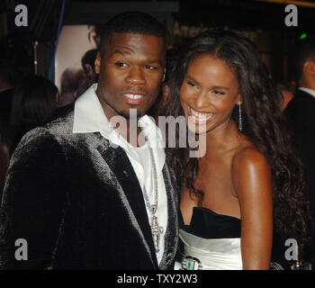 "Get Rich or Die Tryin'" cast members Adewale Akinnuoye-Agbaje, left, and Curtis "50 Cent ...