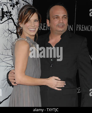 Sandra Bullock and Mennan Yapo at the Los Angeles Premiere of ...