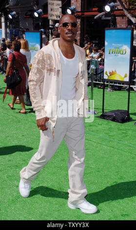 Actor Eddie Murphy, the voice of Donkey in the animated motion picture ...