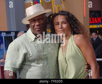 Cast member Ving Rhames (L) and his wife Deborah Reed attend the ...
