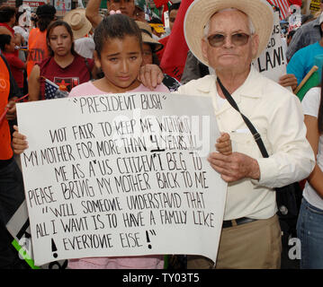 Judith Mejia, who has been seperated from her mother for four years ...
