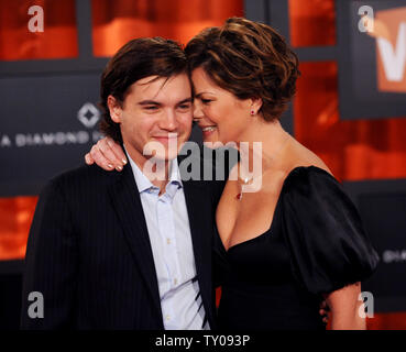 Actors Emile Hirsch and Marcia Gay Harden attend the 13th annual ...