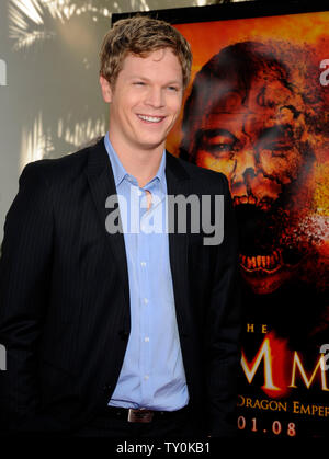 Australian actor Luke Ford, a cast member in the motion picture fantasy ...