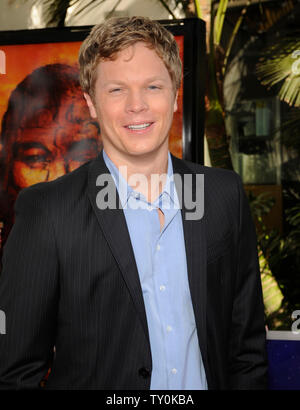 Australian actor Luke Ford, a cast member in the motion picture fantasy ...