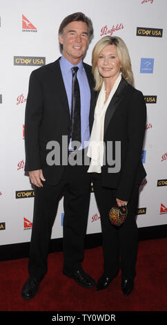 Olivia Newton-John and John Easterling attend the 15th Annual Angel ...