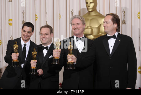 Eric Barba, Steve Preeg, Burt Dalton and Craig Barron with the ...