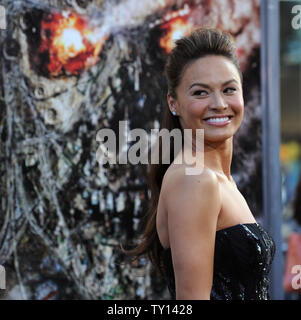 Actress Moon Bloodgood, a cast member in the motion picture sci-fi ...