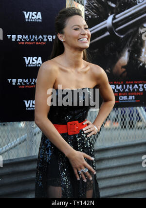Actress Moon Bloodgood, a cast member in the motion picture sci-fi ...
