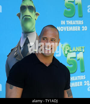 Actor Dwayne Johnson, the voice of Captain Charles T. Baker in the ...