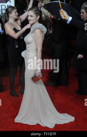 Drew Barrymore at "The 67th Annual Golden Globe Awards - Press Room" held at the Beverly Hilton ...