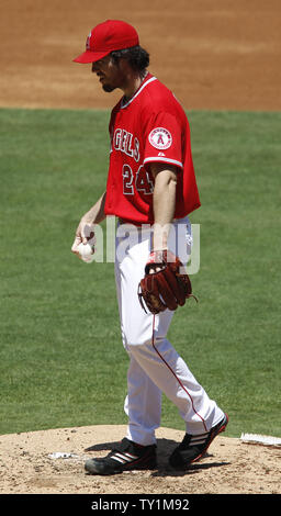 Toronto Blue Jays pitcher Adam MacKo enters the game in the eighth ...