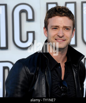 Singer Justin Timberlake arrives at the MTV Video Music Awards in Los ...