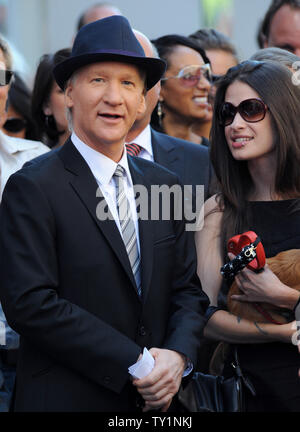 Bill Maher and girlfriend Cara Santa Maria arrive at the White House ...