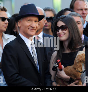 Bill Maher and girlfriend Cara Santa Maria arrive at the White House ...