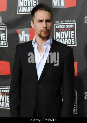 Actor Sam Rockwell arrives at the 16th Annual Critics' Choice Movie ...