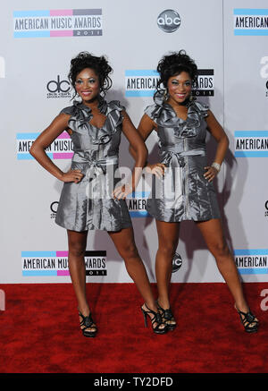 Tiana Madry & Tiera Madry at the 2011 American Music Awards at the ...