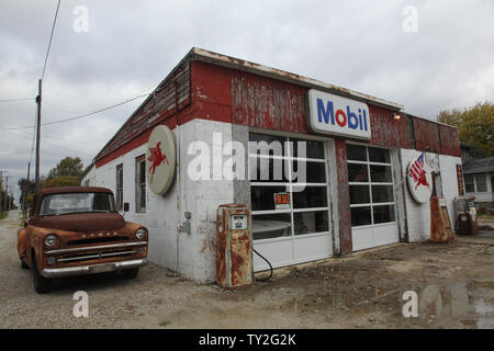 Historic Route 66, Odell, Illinois, USA Stock Photo - Alamy
