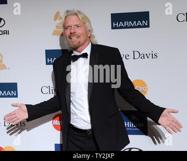 Richard Branson attends the Clive Davis pre-GRAMMY Gala and Salute to ...