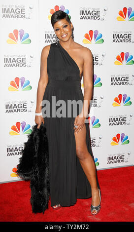 Actress Cassandra Freeman arrives at the 43rd NAACP Image Awards at the ...