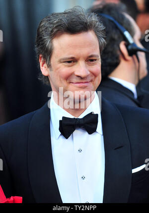 COLIN FIRTH THE 84TH ACADEMY AWARDS ARRIVALS LOS ANGELES CALIFORNIA USA ...