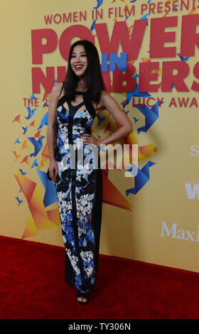 Zhu Zhu Women in Film 2012 Crystal + Lucy Awards, held at The Beverly ...