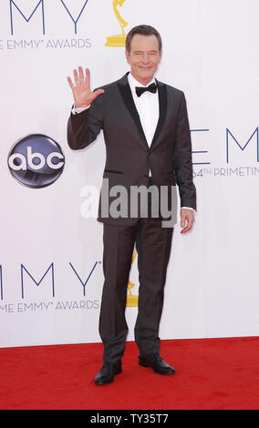 Bryan Cranston arrives at the 64th Primetime Emmy Awards at the Nokia ...
